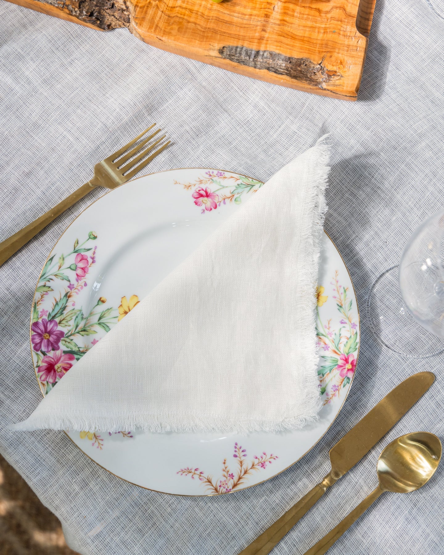 Lucie Organic Linen Napkin Set $40 Today Only – YaYa & Co.