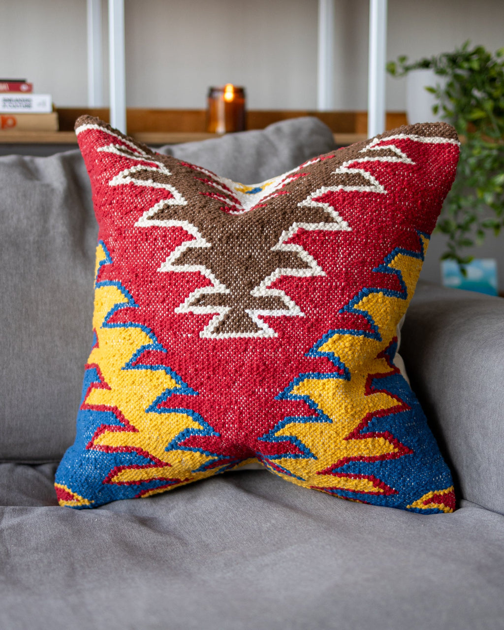 Prime Organic Cotton Kilim Throw Pillow – YaYa & Co.