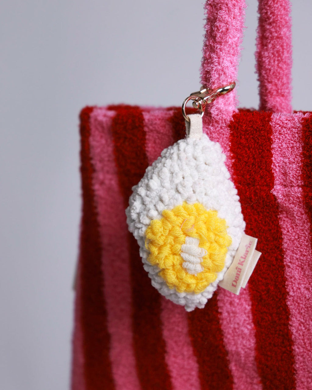 Eggie Organic Cotton Abstract Tufted Keychain $6 Today Only – YaYa & Co.
